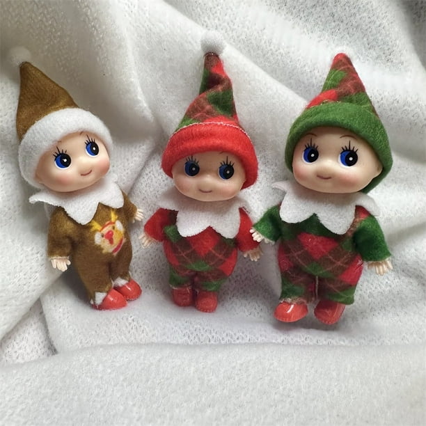 Mini muñecas elfo bebé de Navidad, elfos pequeños, manualidades de ...
