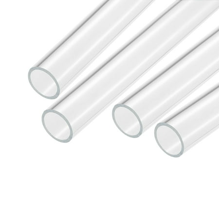 Acrylic Pipe Clear Rigid Round Tube 18mm ID 20mm OD 14" for Lamps and ...