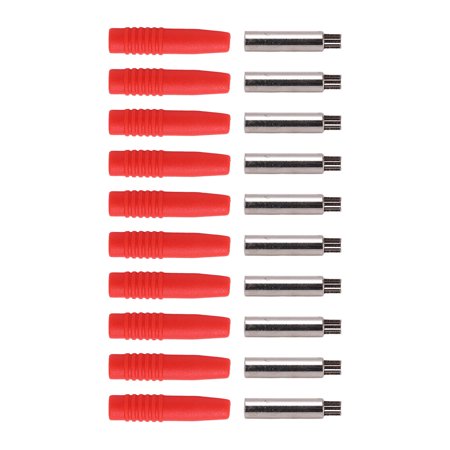 Banana Plugswith Protection Shrouded,10Pcs Insulated 2mm Banana Banana ...