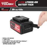 Free Shipping! Hyper Tough 20V Max 4.0Ah Lithium-Ion Battery Pack with ...