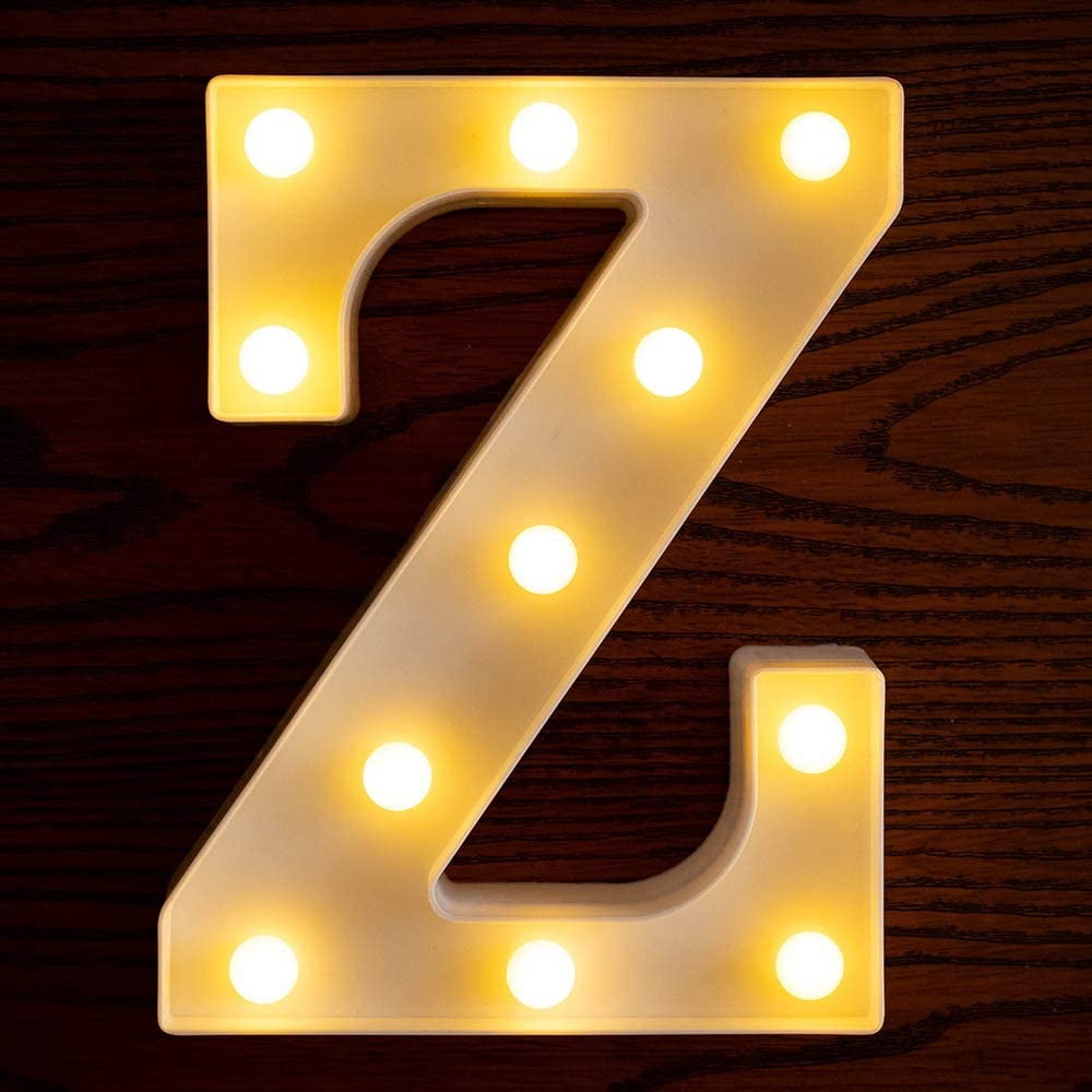 Viworld LED Letter Lights Sign Letters Light Up Letters Sign for Night ...