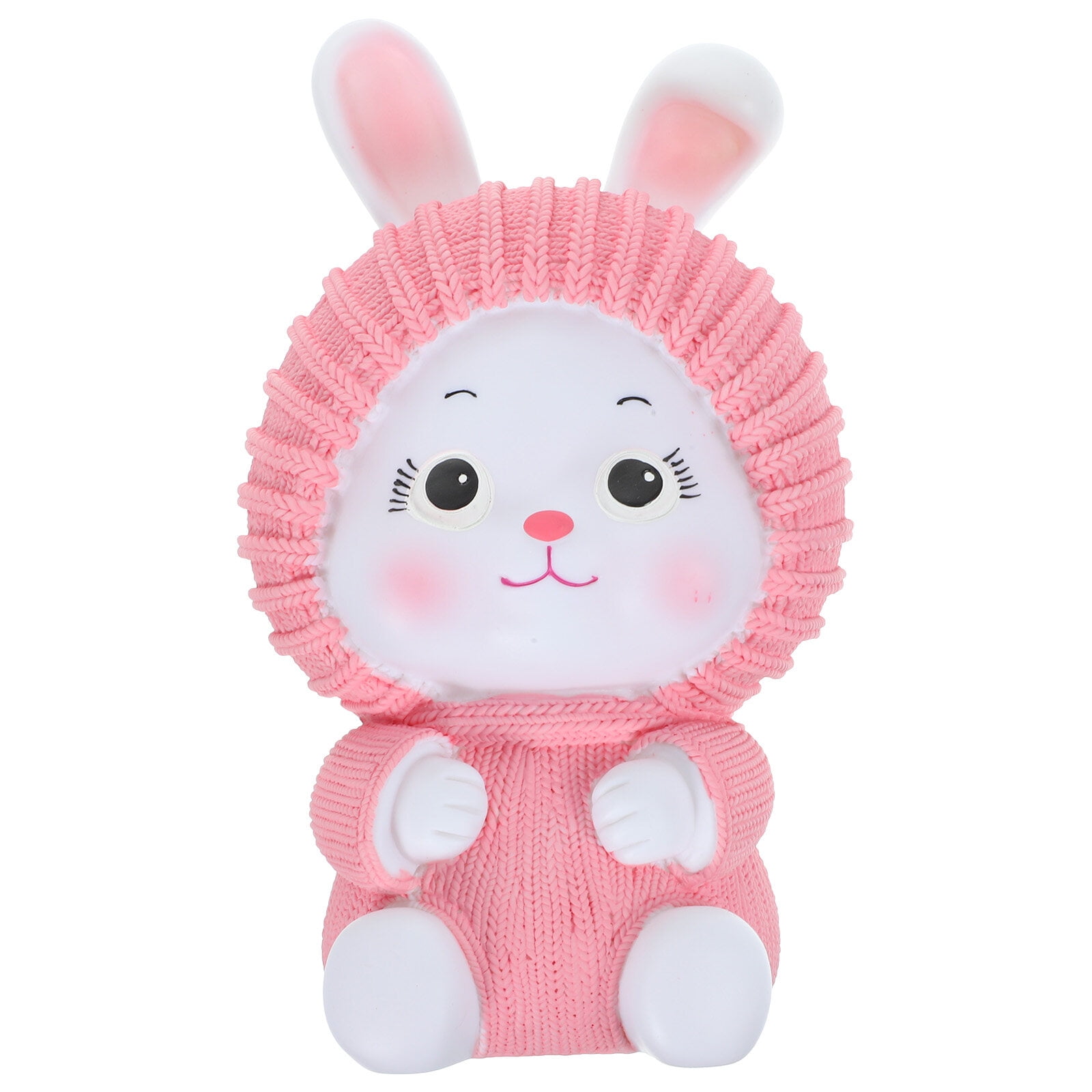 Bunny Saving Pot Adorable Piggy Bank Desktop Coin Holder Money Pot Coin ...