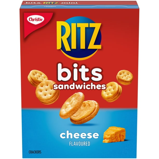 CHRISTIE RITZ Bits Sandwiches Cheese Flavoured, Snack Crackers, School ...