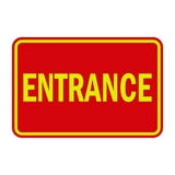Classic Framed Entrance (Red/Yellow) - Large - Walmart.com