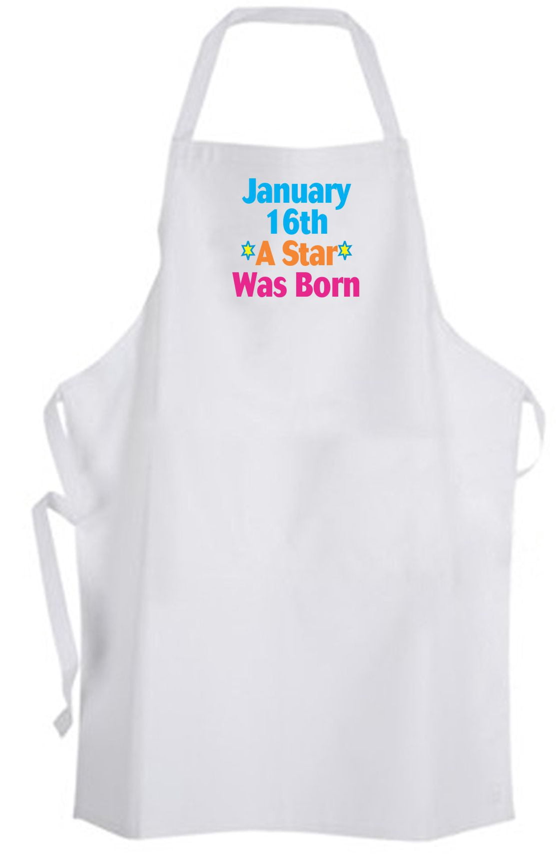 Aprons365 - January 16th A Star Was Born Apron Birthday Birthdate Date ...