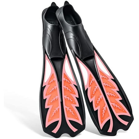 Adults Professional Snorkeling Swimming Fins Rubber Short Swim Fins ...