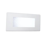 NICOR Lighting 10-Inch Textured Frosted Glass Recessed Step Lighting ...