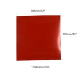 Red High Temp Gasket Material Temperature Resistant Silicone Rubber ...