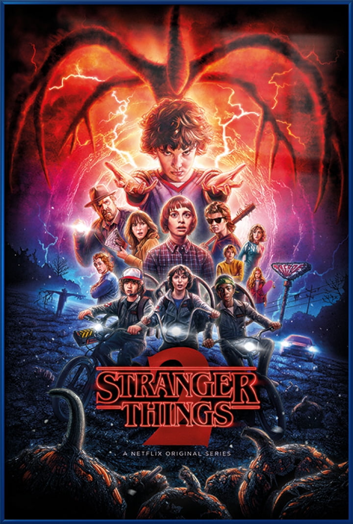 Stranger Things 2 - Framed TV Show Poster (Season 2 - Regular Style ...