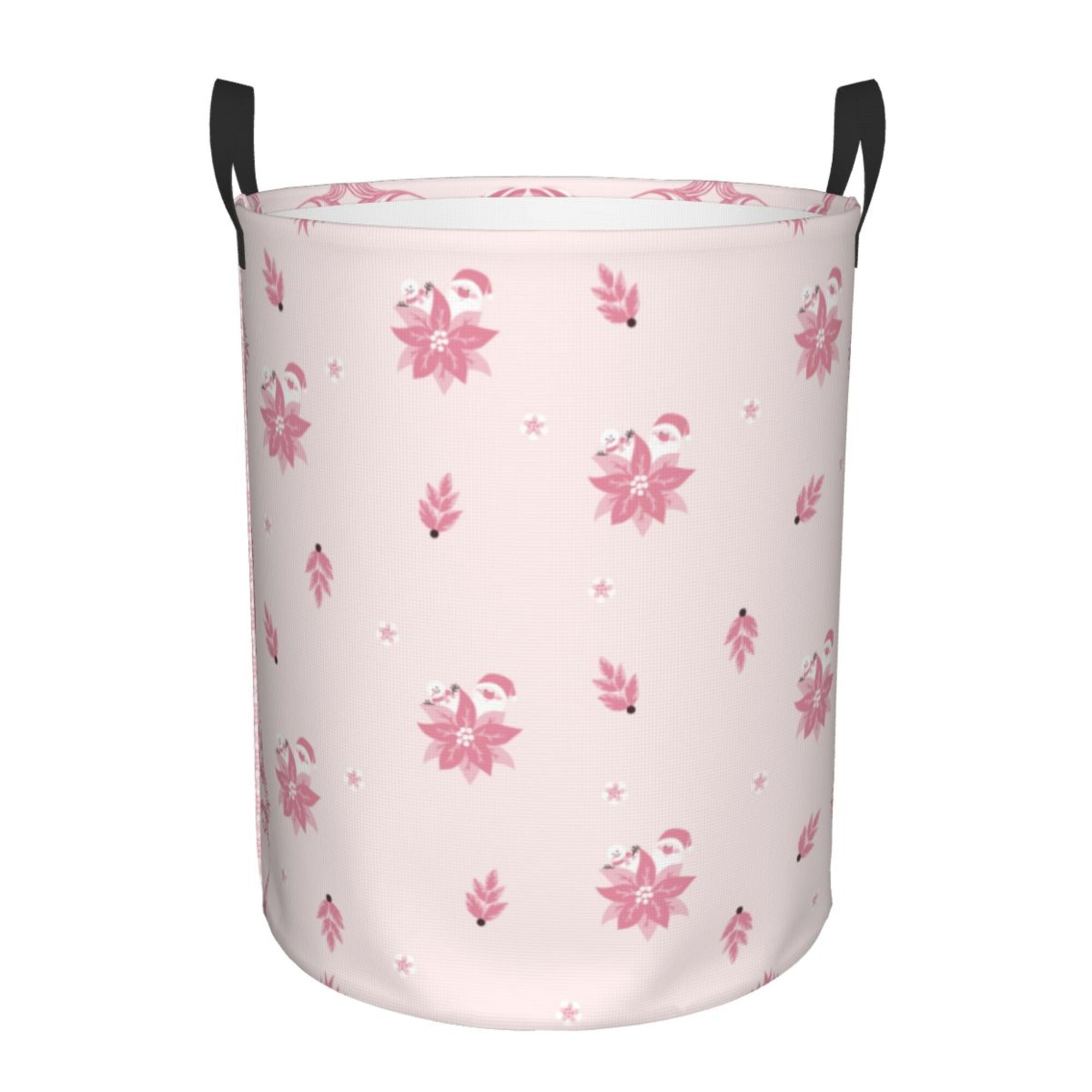 ZICANCN Laundry Basket Organizer, Christmas Border Collapsible Hamper ...