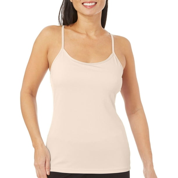Bay Studio Intimates Shelf Bra Camisole Medium Nude - Walmart.com