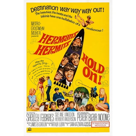 Hold On! Us Poster Art Herman'S Hermits; Clockwise From Bottom Left ...