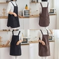 ANXPTIME Waterproof Apron with Adjustable Straps and Side Button for ...