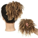 DVKOVI Women's Messy Bun Hair piece for Women Elastic Drawstring Wave ...