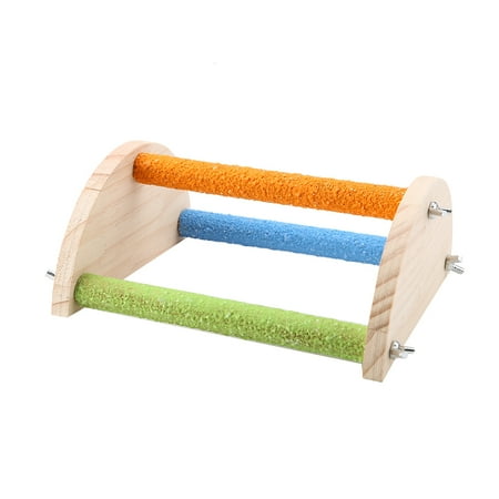 Wooden Platform, Bird Training Perch Natural Wood Stand, An Ideal Perch ...