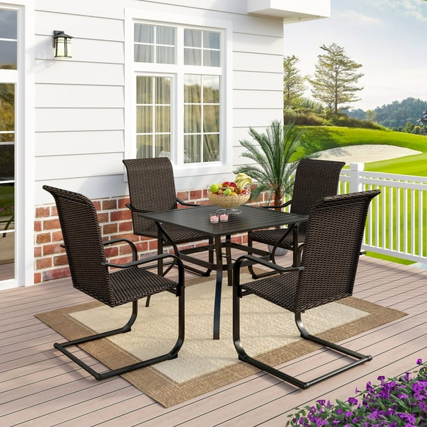 C Spring Patio Chairs