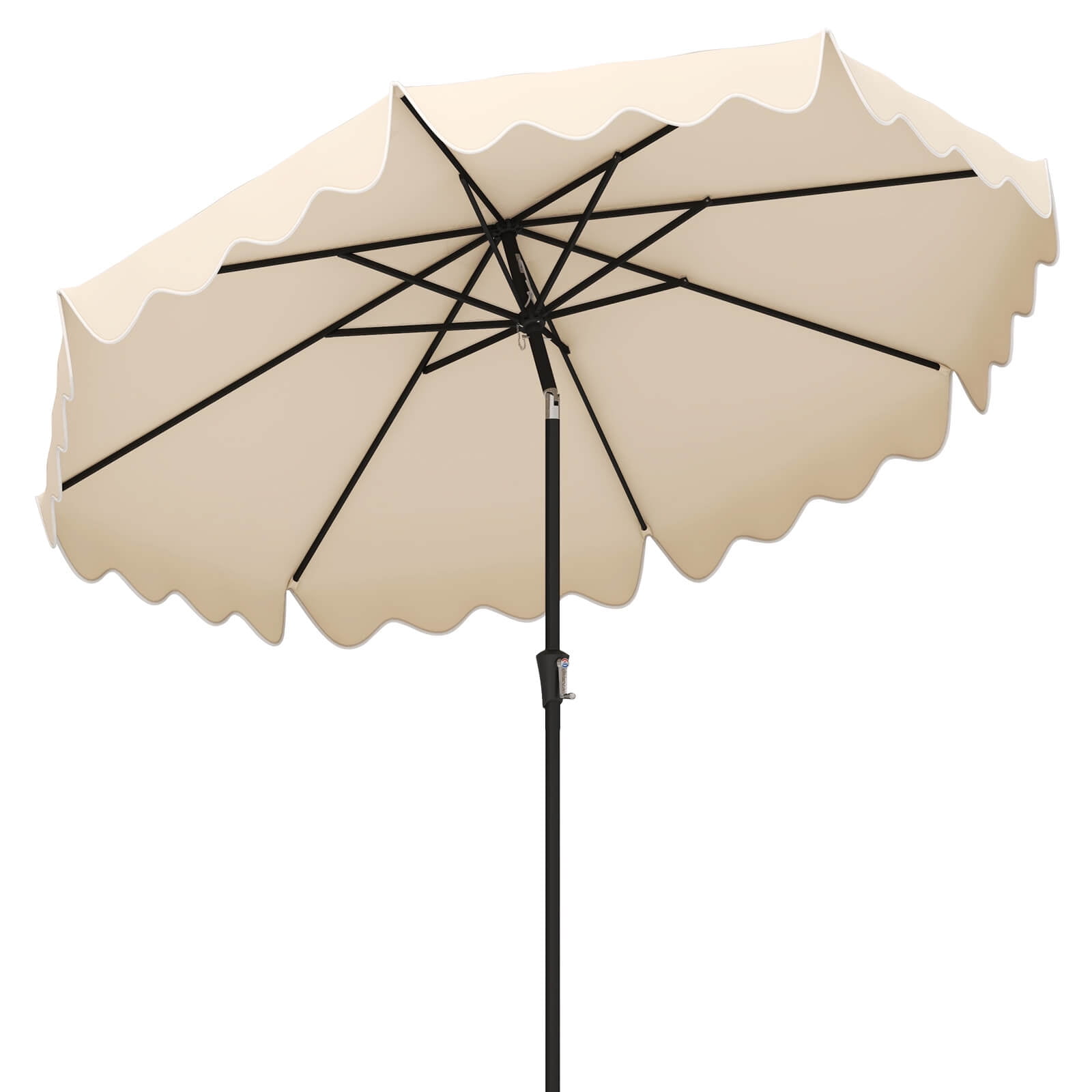 Click here for Costway 9 Ft Patio Umbrella 2-Tier Market Table Um... prices