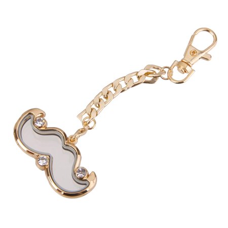 Golden Mustache Shape Floating Gla Locket | Walmart Canada