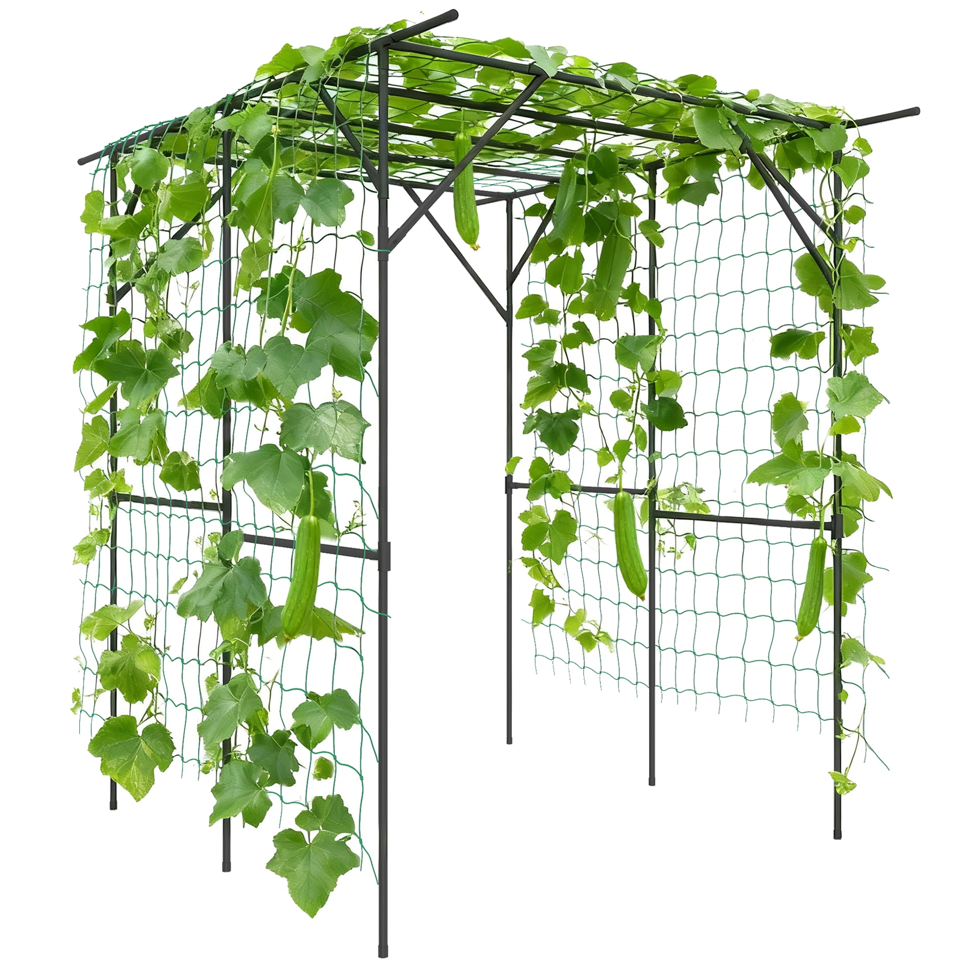 Click here for Outsunny 6.4ft Tall Garden Arch Trellis  Plant Sup... prices