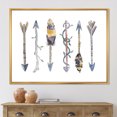 Designart 'Colorful Native American Style Ethnics Arrows' Bohemian ...