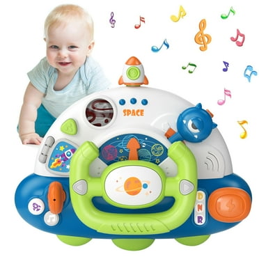 VTech On-the-Go Learning Toddler Toy Driver with Fabric Steering Wheel ...