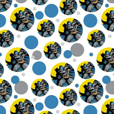 Batman Classic Bat Shield Logo Premium Roll Gift Wrap Wrapping Paper ...