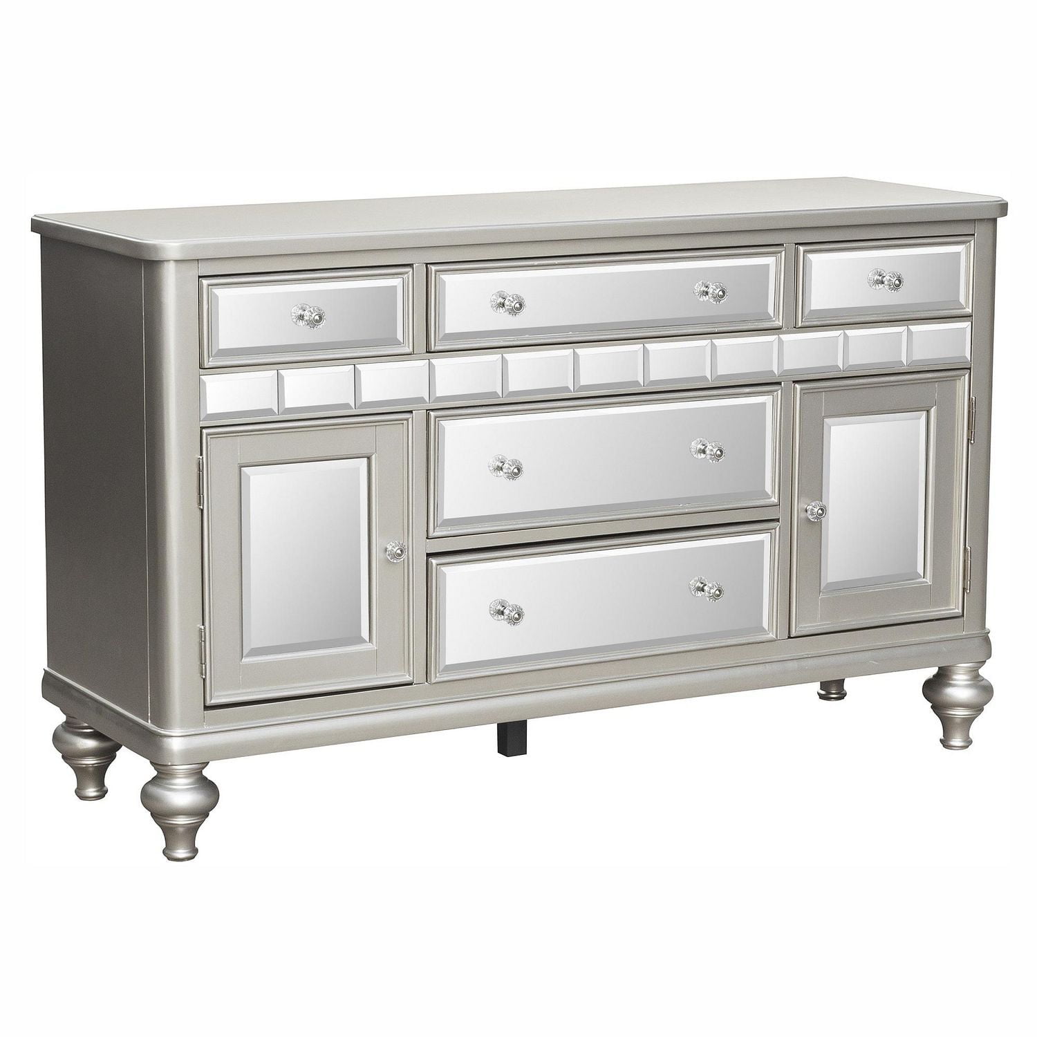 Click here for Topline Home Furnishings Sophisticated Silver Side... prices