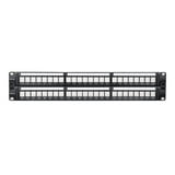 Vericom VGS Unshielded Modular Patch Panel with Labels, Unloaded (48 ...