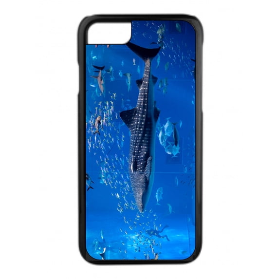 Ocean Whale Design Black Plastic Phone Case That Is Compatible with the ...