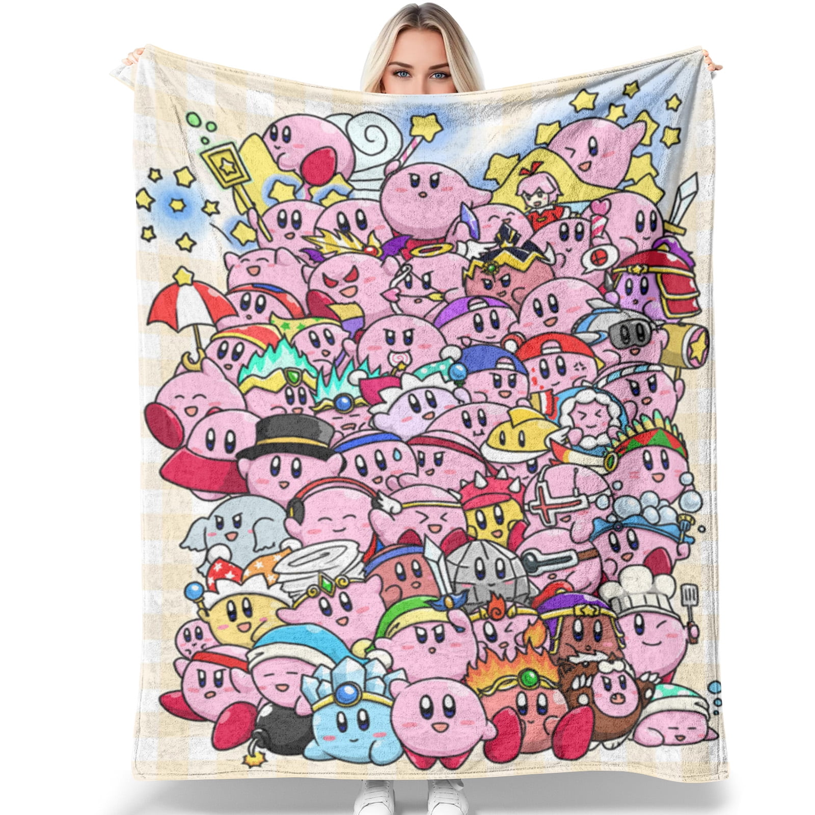 Click here for Mryumi Gift Blanket Cute Kirby Blanket Gifts For K... prices