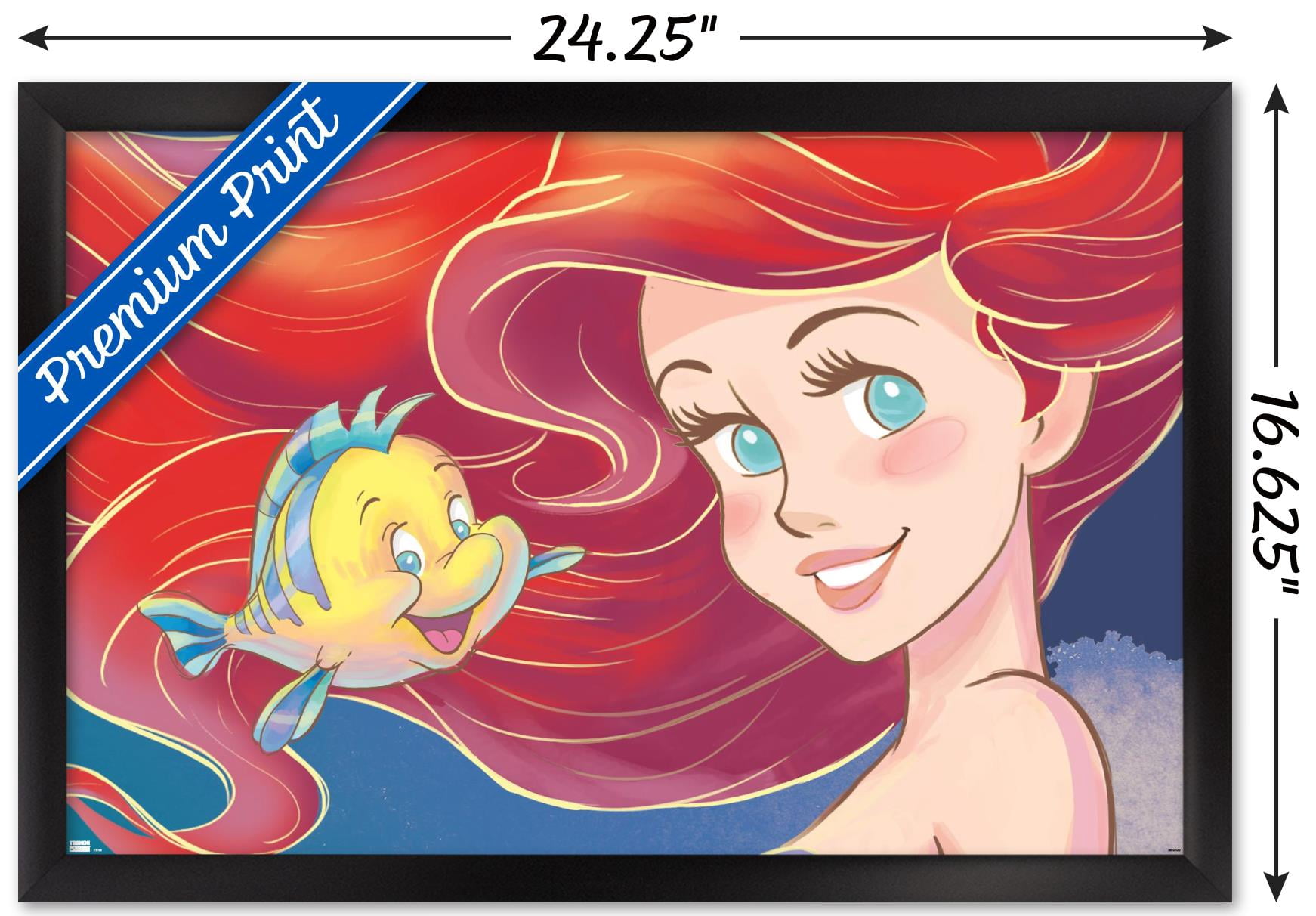 The Little Mermaid Acrylic Painting