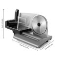 Meat Slicer Machine for Home Kitchen Use, Deli Slicer, Electric Meat ...
