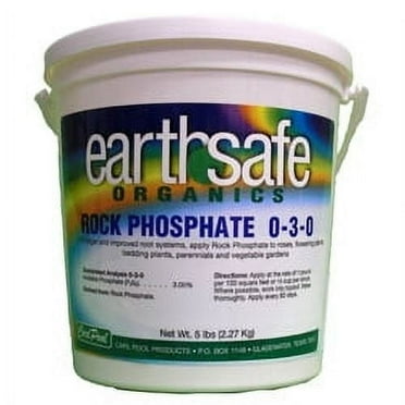 Down to Earth Organic Rock Phosphate Fertilizer 0-3-0, 5 lb for Calcium ...