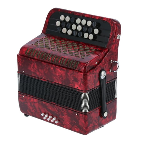 Accordian, Hand Polished 22 Key 8 Bass Accordion Engineering ABS Button ...