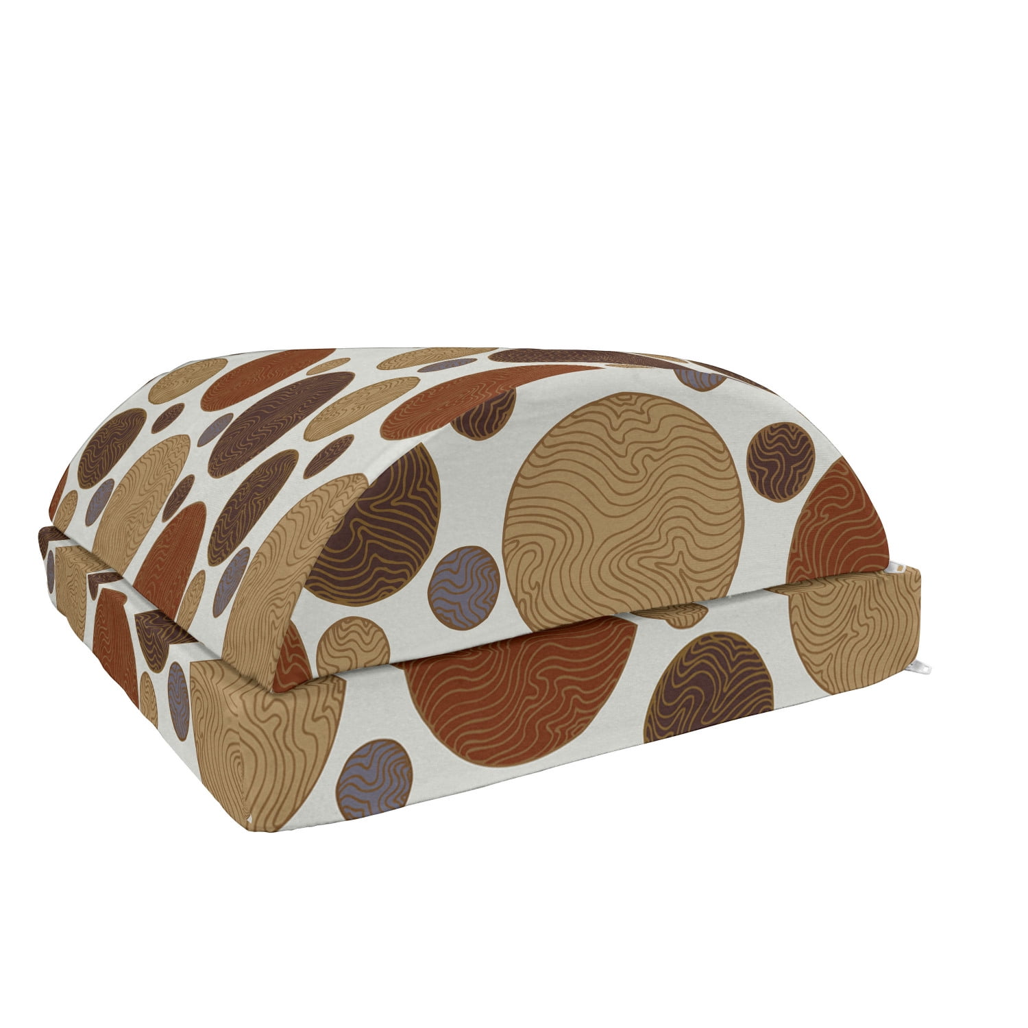 Dots Foot Rest, Doodle Circle Shapes in Different Sizes Designed with ...