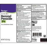 Perrigo Benzoyl Peroxide Wash 5% Liquid, 142 g HSA/FSA Eligible ...