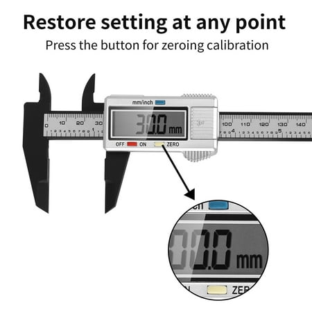 Digital Vernier Caliper 0-150mm LCD Vernier Caliper Interior Exterior ...