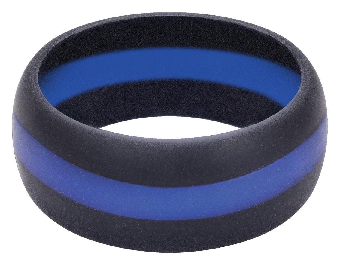 Rothco Thin Blue Line Silicone Ring - Walmart.com