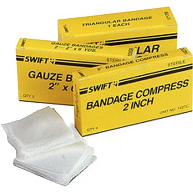 North Safety Products 20768 3 x 4 in. Latex-Free Sterile Offset ...