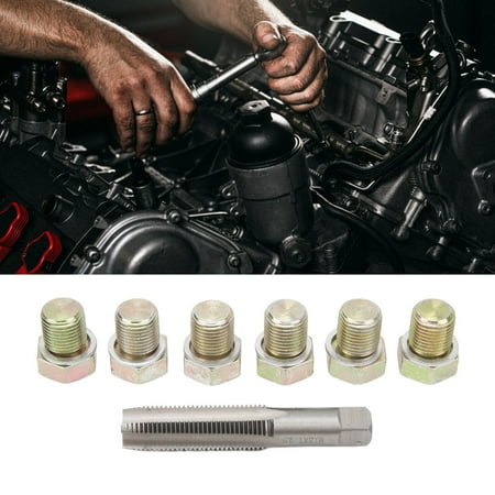 Oil Drain Plug Thread Repair Kit, High Strength Oil Pan Screws Rethread ...