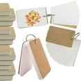 500 Sheets 2x3 Inch Index Cards, Flash Cards with Binder Ring, Blank ...