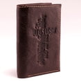 Names of Jesus Brown Trifold Genuine Leather Wallet - Walmart.com