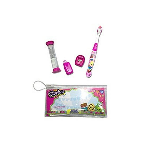Brush Buddies Kids Shopkins Toothbrush Travel Set - Walmart.com