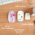 iJOY Click Tie Dye Bluetooth Wireless Mouse for Laptop and Computer ...