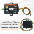 LED Compatible 2 Wire to 3 Wire Trailer Taillight Converter Electrical ...