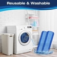 6 Pack Microfiber Mop Pads Compatible with Bona Mop, 18 Inch Reusable ...