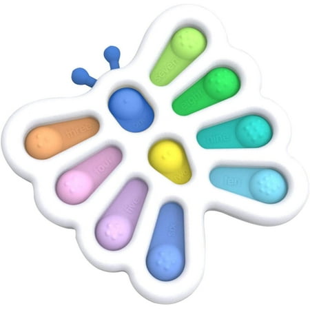 Simple Sensory Fidget Toy, Fidget Dimple Toy Silicone Flipping ...