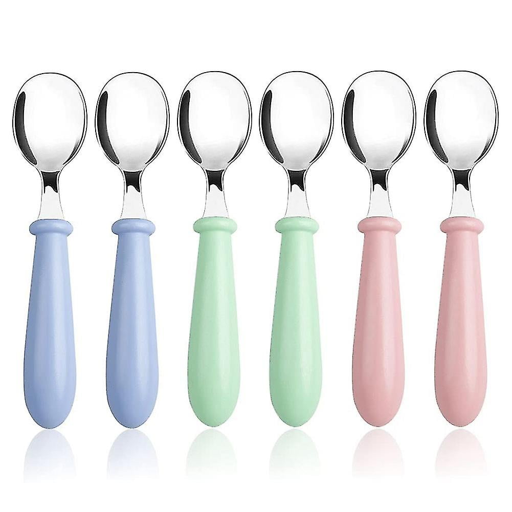 Click here for Yizuba 6 Pieces Stainless Steel Toddler Spoons  Ki... prices