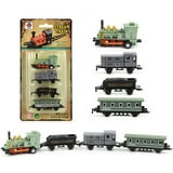 Mini Train Toy Die-Cast Pull Back Steam Train Model Set Assorted Styles ...