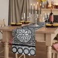 Bohemian Daisy Table Runner 13x36 Inch Mosaic Flower Classic ...